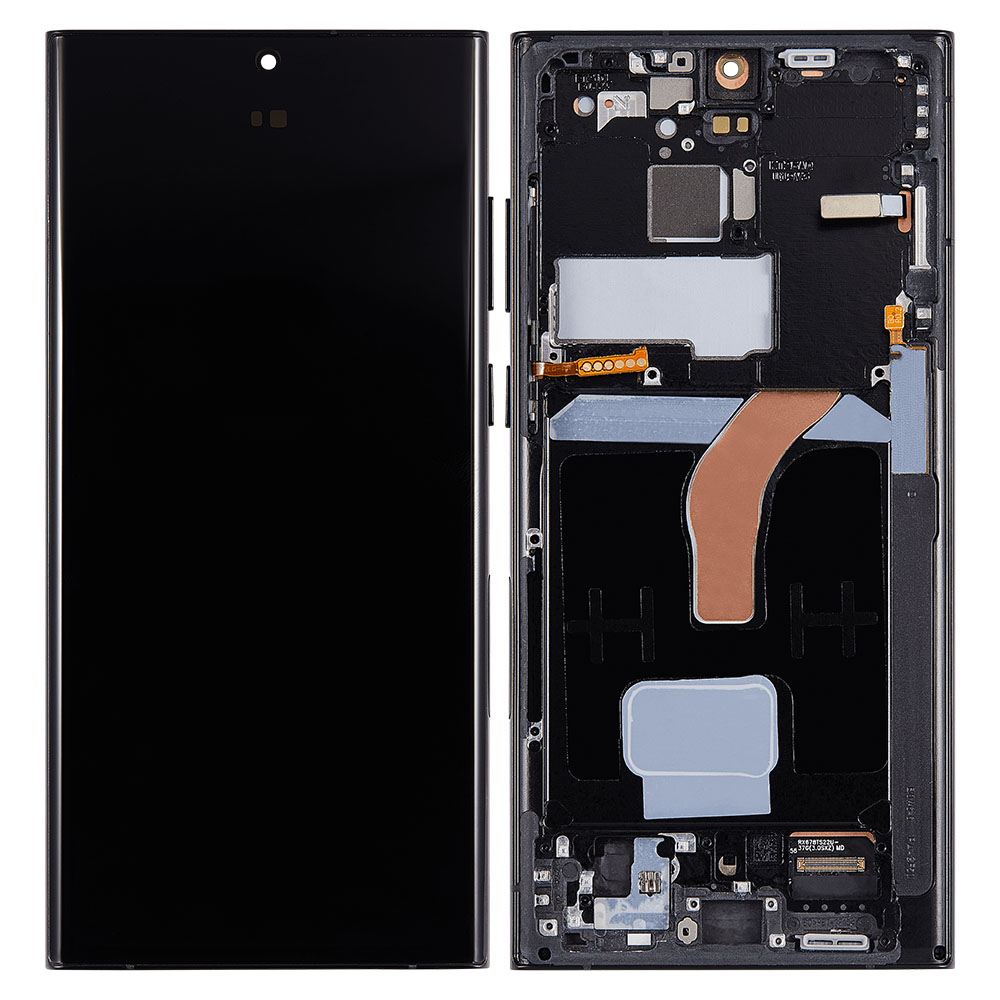 Samsung Galaxy S22 Ultra Screen Assembly Phantom Black GH82-27488A